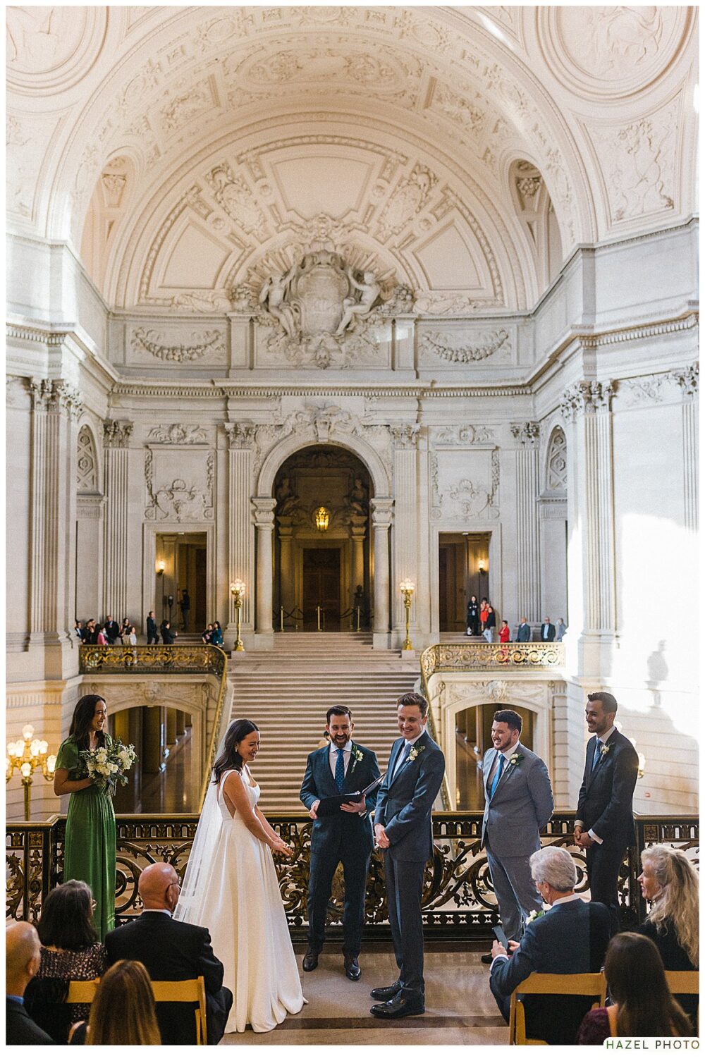 4th Floor North Gallery San Francisco City Hall Wedding – Hazel Photo ...